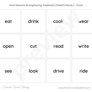 Aphasia - Vnest Worksheets - Word-finding, Sentences - Speech Therapy ...