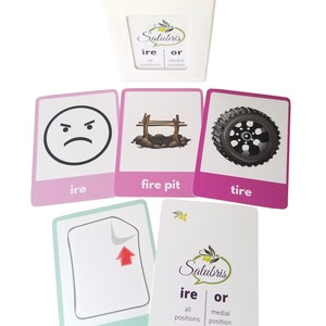 Vocalic R Sound Phoneme - Speech Therapy Articulation Cards - Large ...
