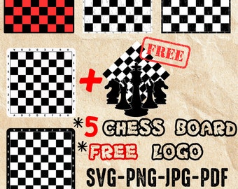 CHESS BOARD SVG Commercial Use Svg, Chess Vinyl Print, Cricut Chess Svg ...