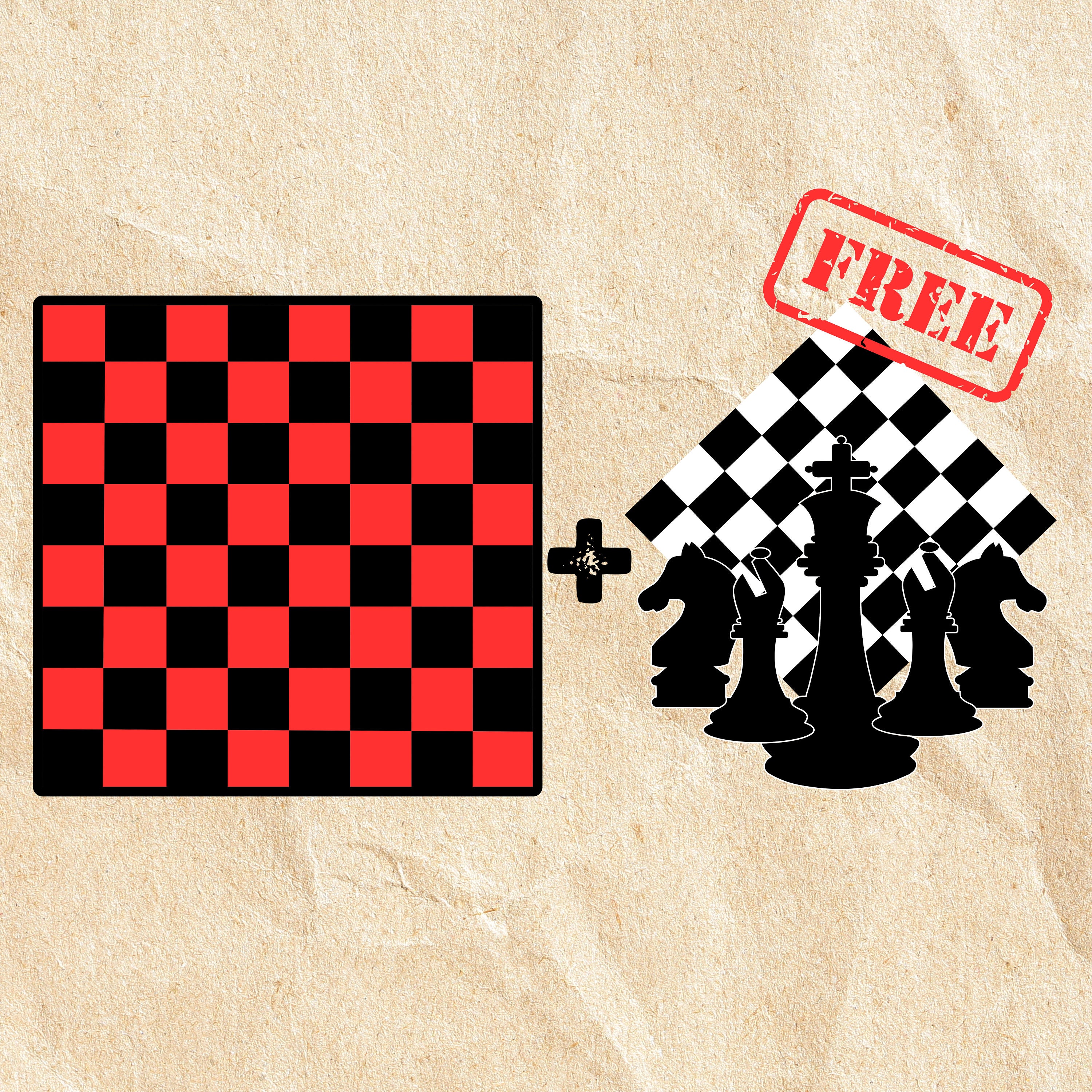 CHESS BOARD SVG, Jpg, Png and Pdf, Chess Vinyl Print, Cricut Chess Svg, Chess Cut File, Chess ...