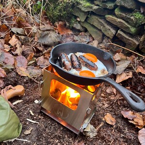 British-made Stainless Steel Laser-cut Twig Stove - Etsy