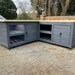 Modular Corner Unit. Kamado, BGE, Cut-out BBQ Table. Customise Yourself ...