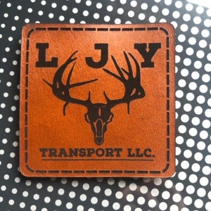 Custom Tactical Velcro Backed Engraved Leather Patch_2mm - Etsy