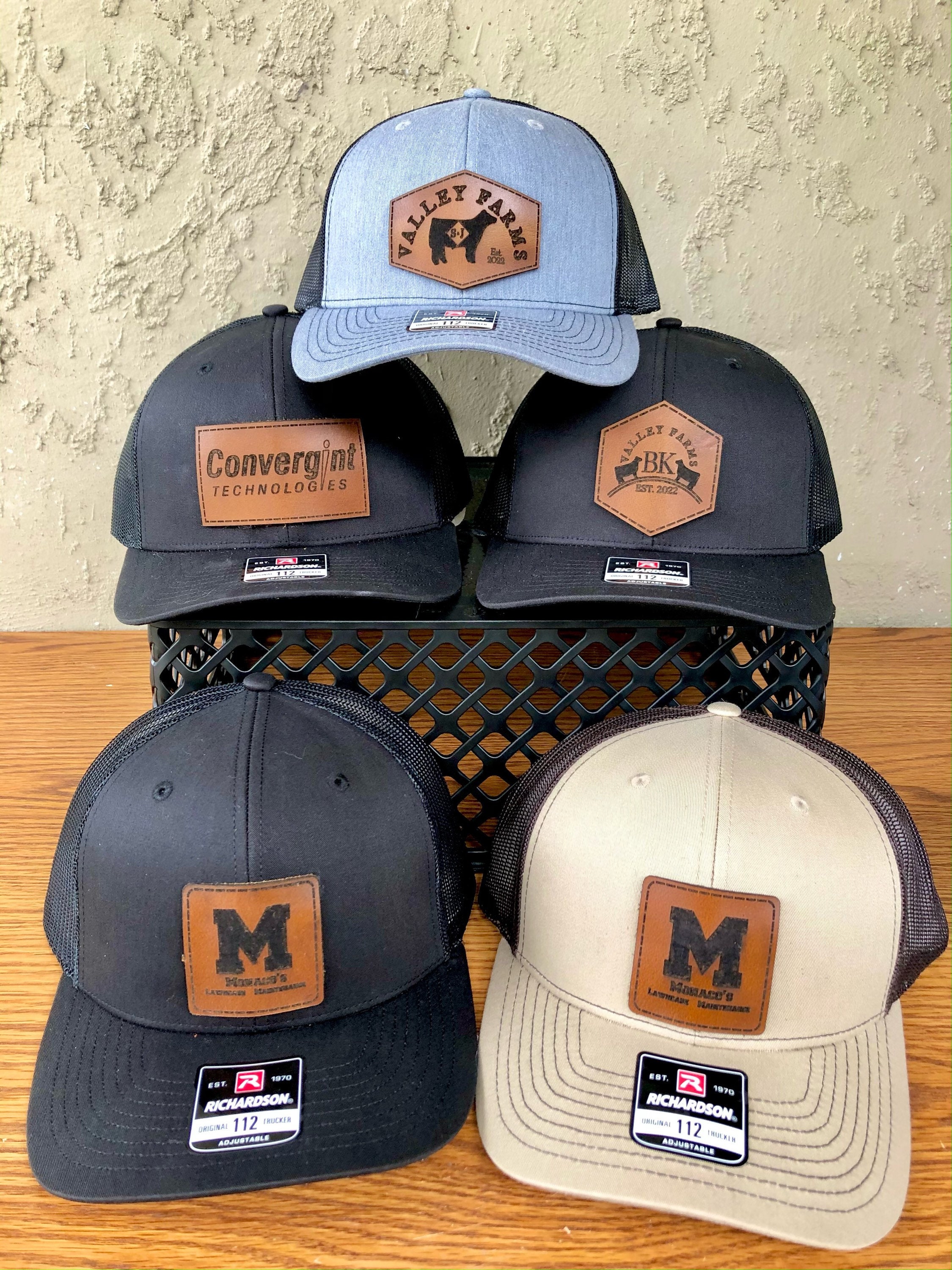 Custom Tactical Velcro Backed Engraved Leather Patch_2mm - Etsy