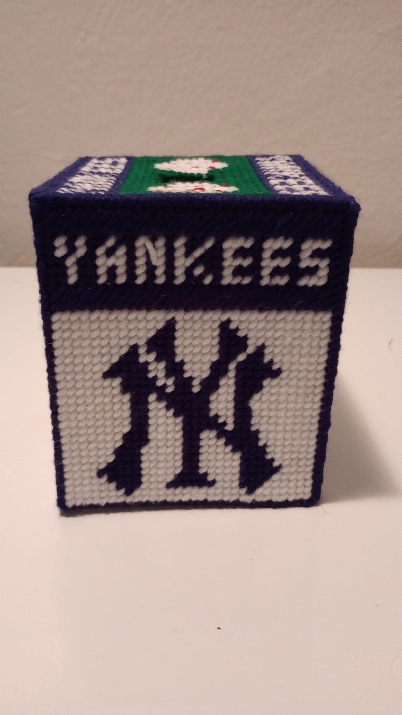 New York Yankees Tissue Box - Etsy