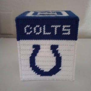 Indianapolis Colts Tissue Box - Etsy