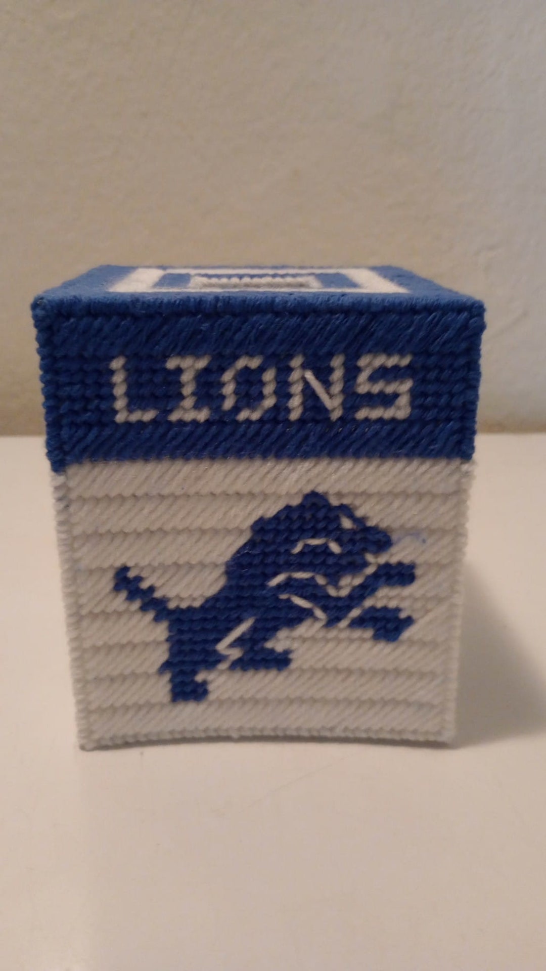 Detroit Lions Tissue Box - Etsy