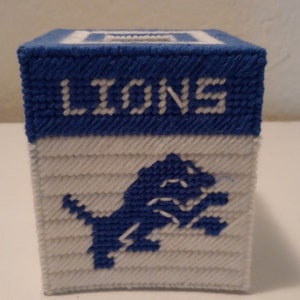 Detroit Lions Tissue Box - Etsy