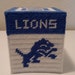 Detroit Lions Tissue Box - Etsy