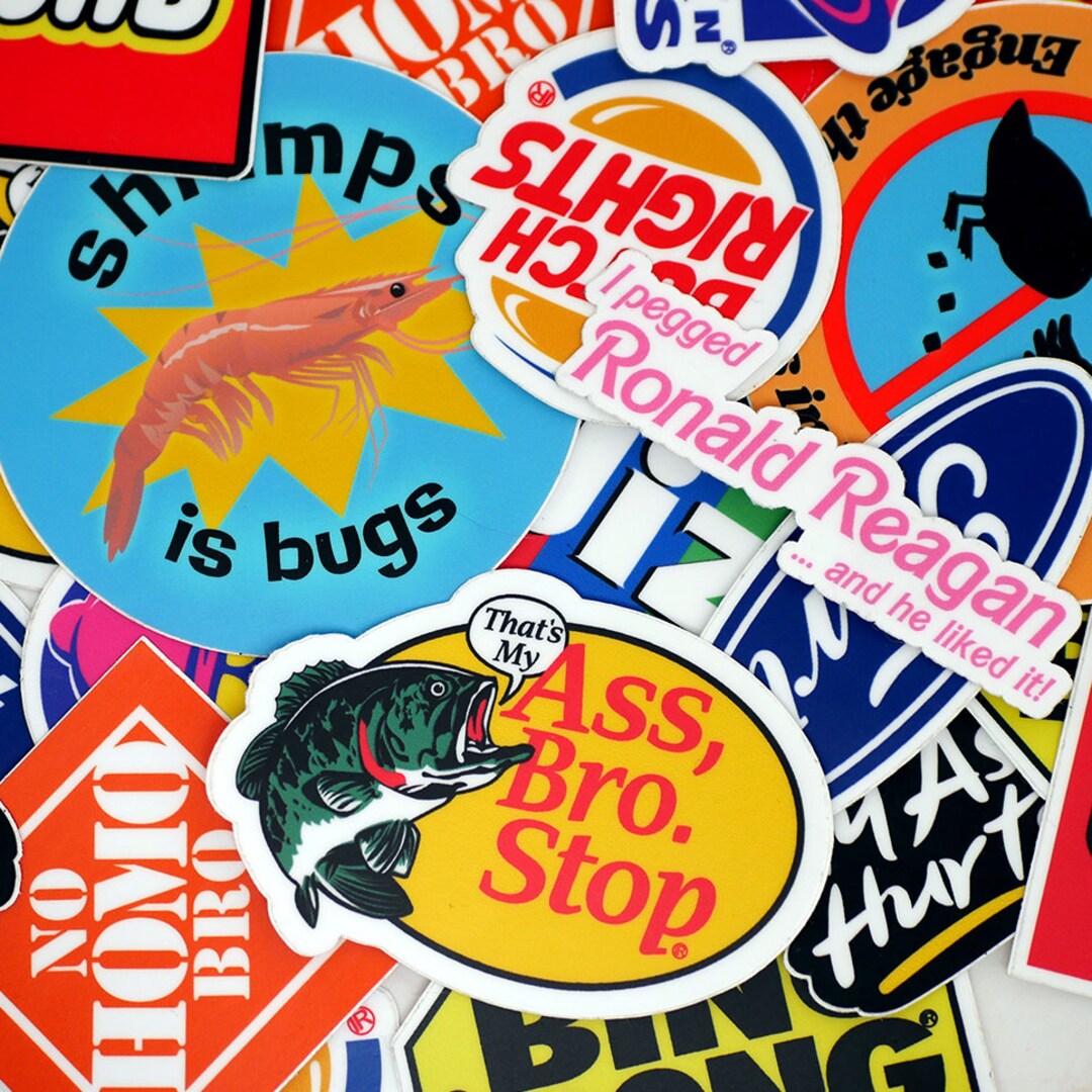 THE COMPLETE COLLECTION Water Bottle Stickers Pack Laptop Funny Bootleg ...