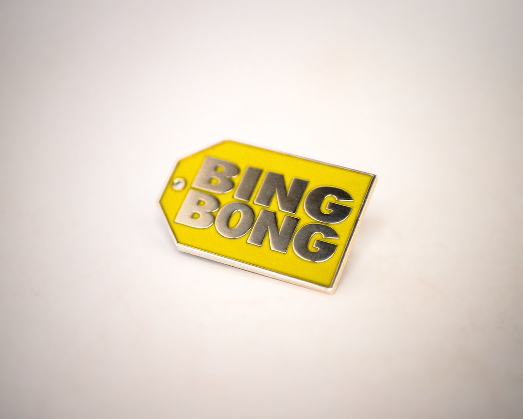 BING BONG Pin Tech Beep Noise Funny Zoomer Gay Enamel Metal Gift Niche ...