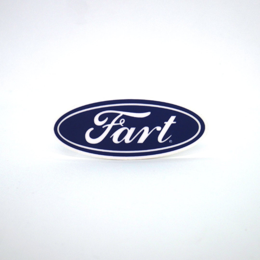 2-pack FART Car Logo Sticker Brand Consumerism Water Bottle Sticker ...
