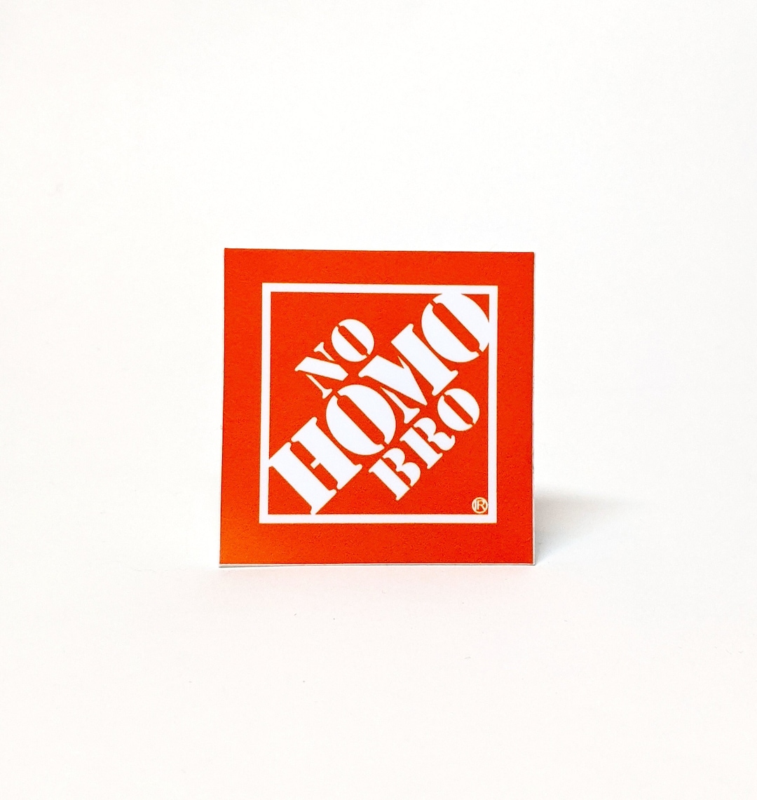 2-pack NO HOMO BRO Sticker Brand Consumerism Content Sticker Laptop ...