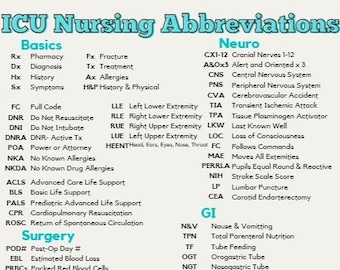 ICU Report Sheet Digital Download - Etsy Hong Kong