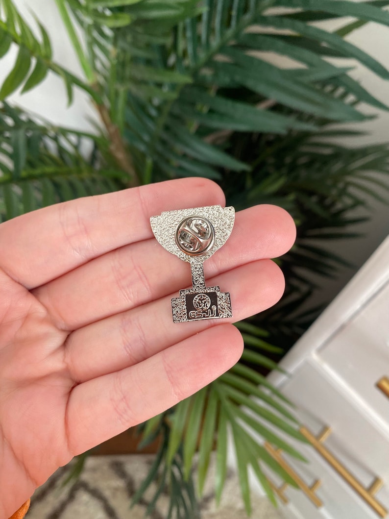 Only Cursed A Little Trophy Enamel Pin - Etsy