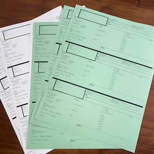 Medical Surgical / Telemetry Report Sheet Digital Download - Etsy