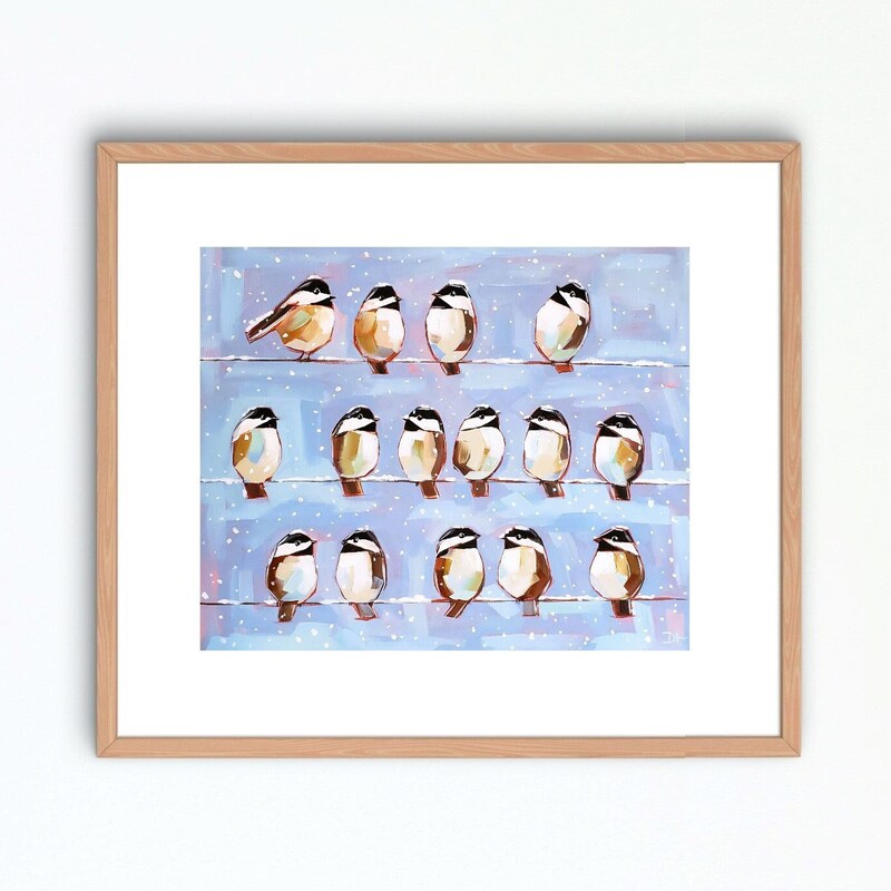 Chickadee Art - Etsy
