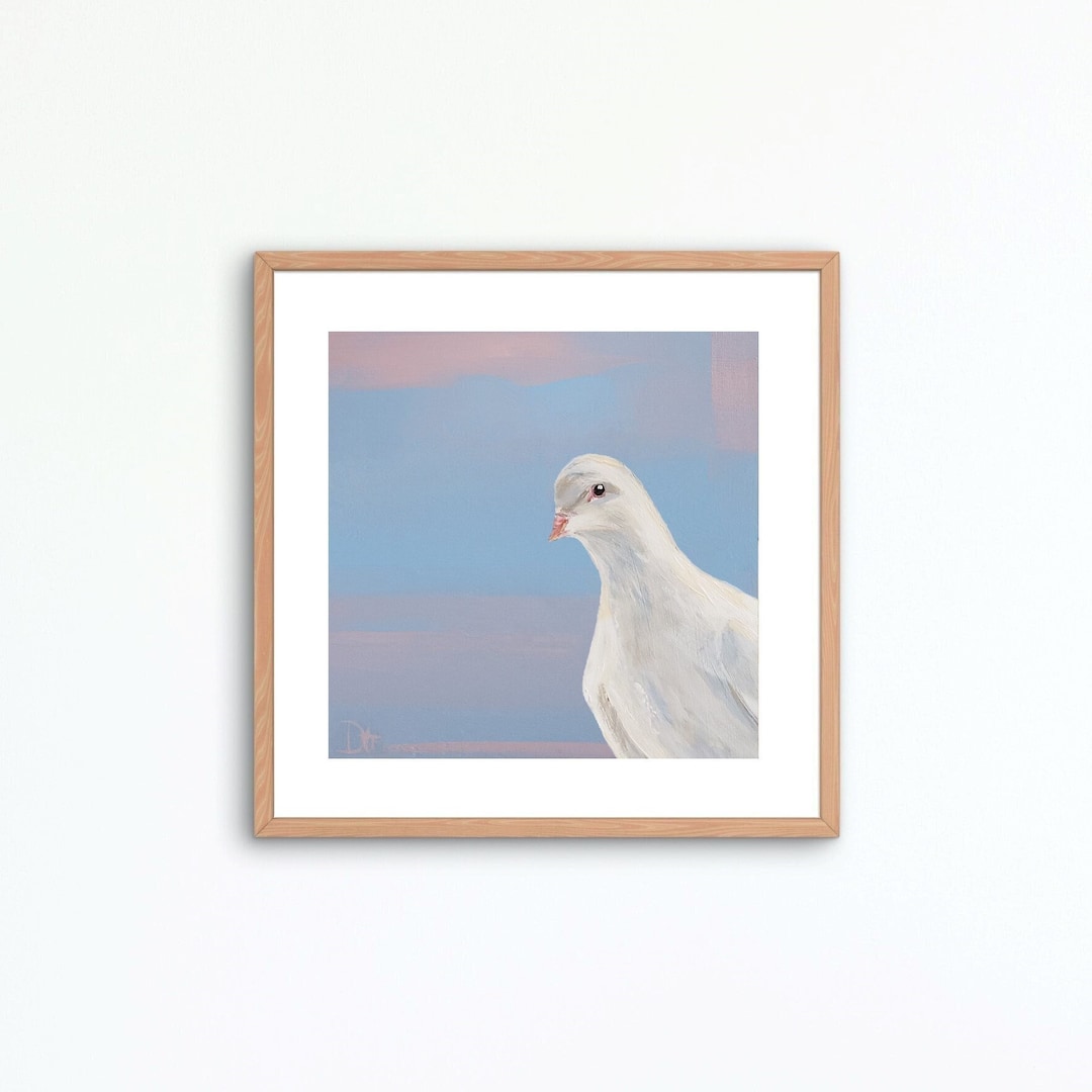 Dove Bird Art Print - Etsy