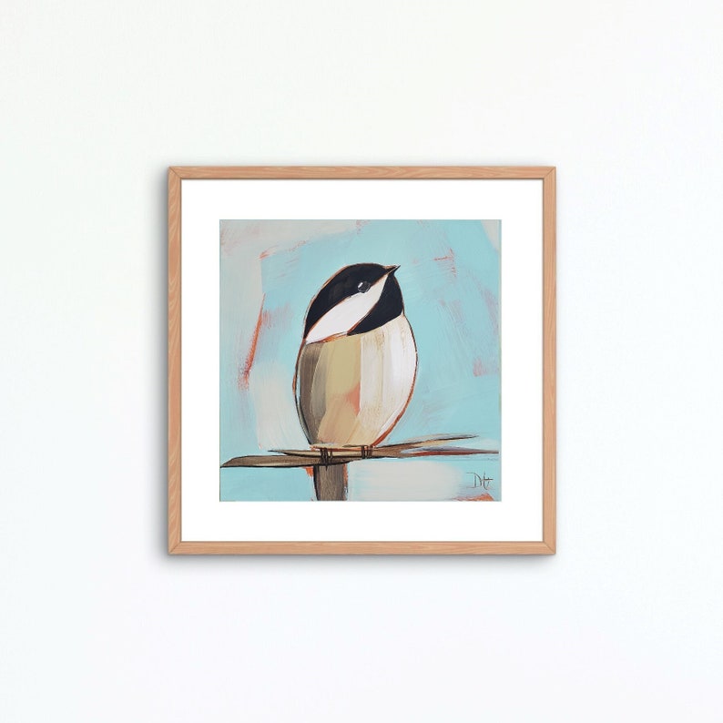 Chickadee Art Print - Etsy