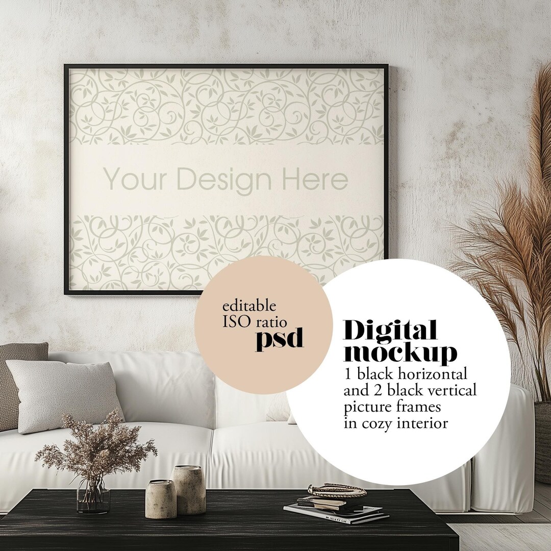 ISO Wall Art Display Digital Download | Vertical & Horizontal Black ...