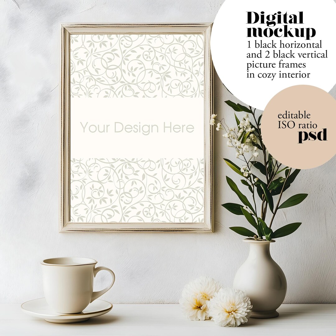 ISO Wall Art Display Digital Download | Vertical Black and White ...