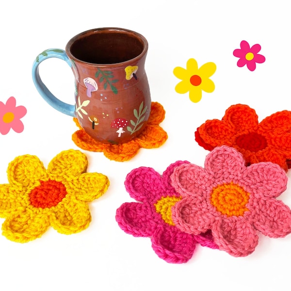 Yellow Coasters - Etsy