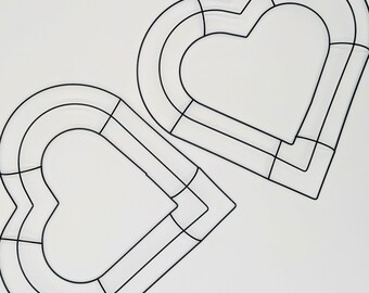 Heart Shaped Wire Wreath Frame - Etsy