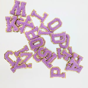 Chenille Patch Letter Adhesive Letter Patch Letterman Jacket Patch Self ...