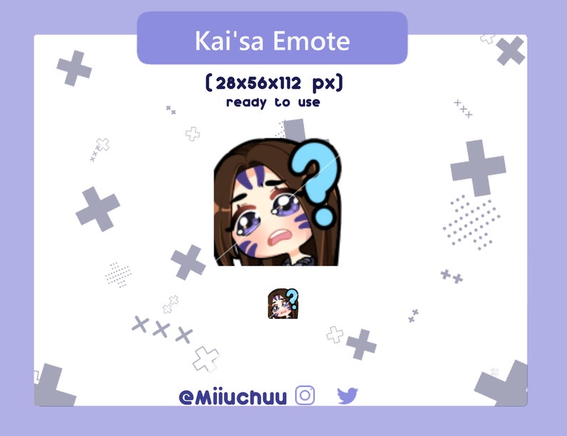 League of Legends Kai'sa Emote for Twitch/discord - Etsy