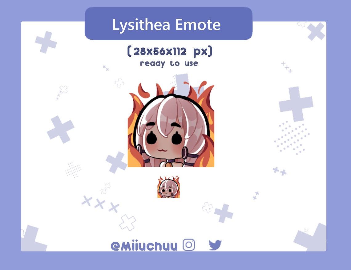 Fire Emblem Lysithea Emote for Twitch/discord - Etsy