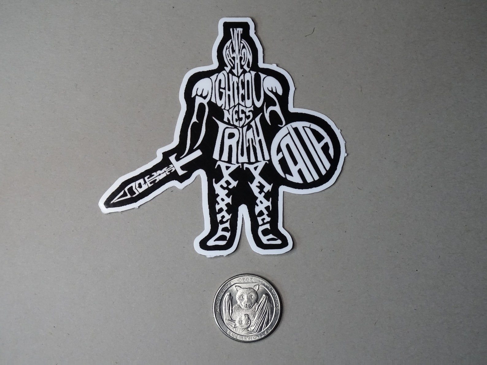 Armor of God Soldier Sticker Christian Stickers Faith - Etsy