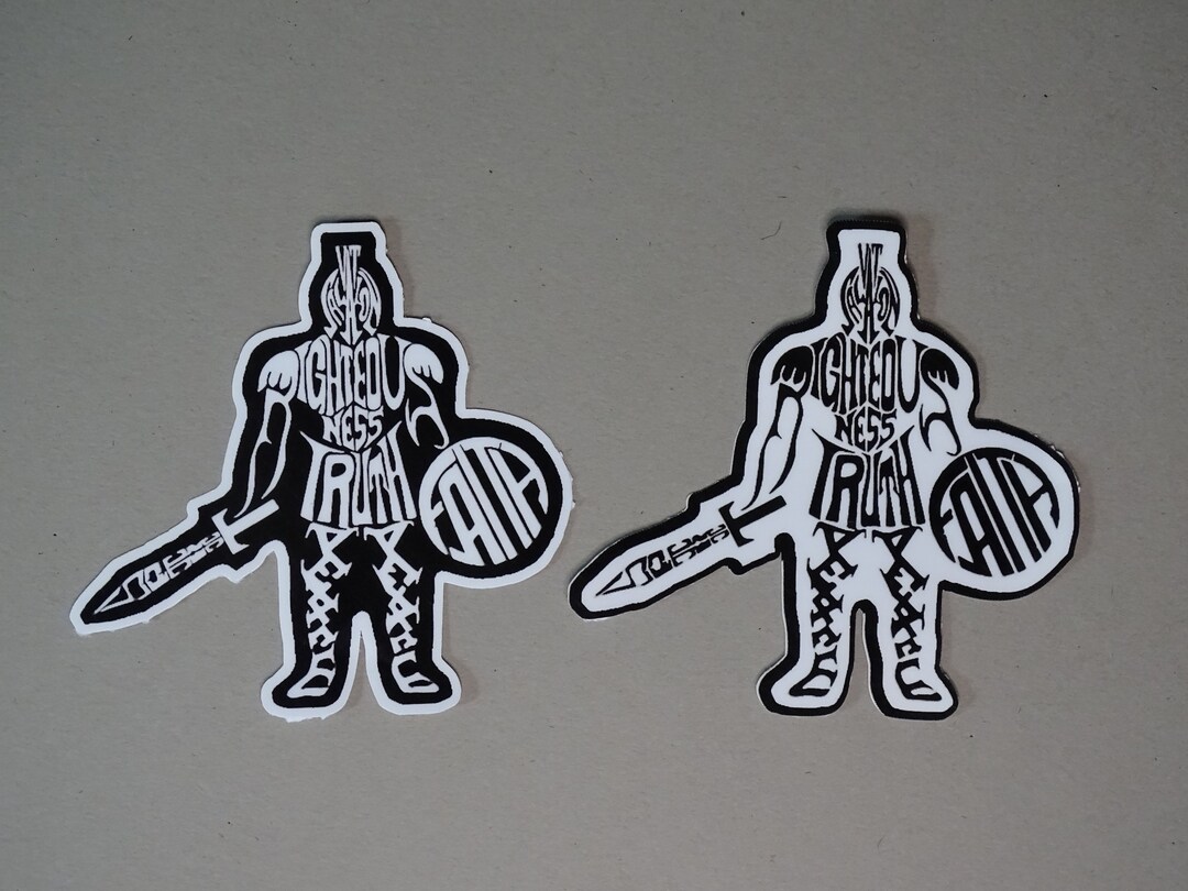 Armor of God Soldier Sticker; Christian Stickers; Faith Stickers; Jesus ...