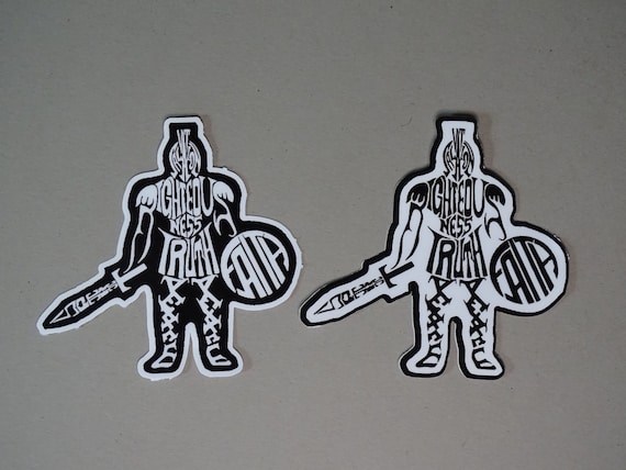 Armor of God Soldier Sticker Christian Stickers Faith - Etsy