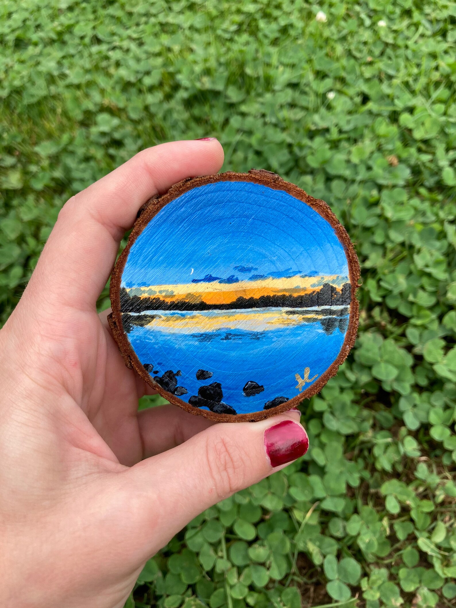 Magnet Scenic Magnet Wooden Magnet Fridge Magnet Cute - Etsy
