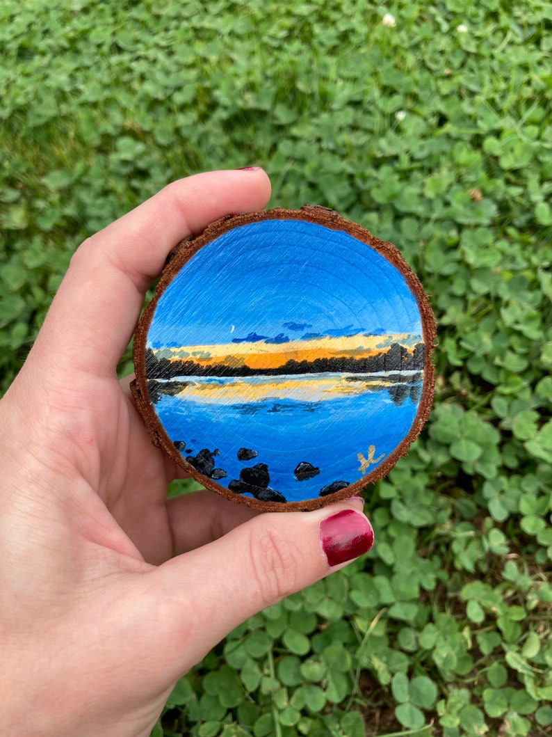 Magnet Scenic Magnet Wooden Magnet Fridge Magnet Cute - Etsy