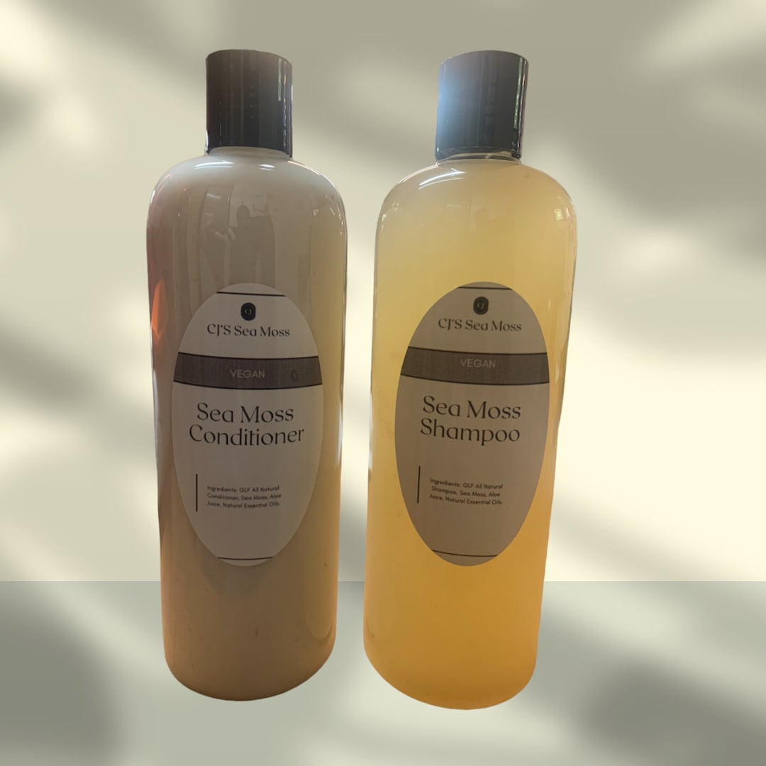 Sea Moss Shampoo and Conditioner - Etsy