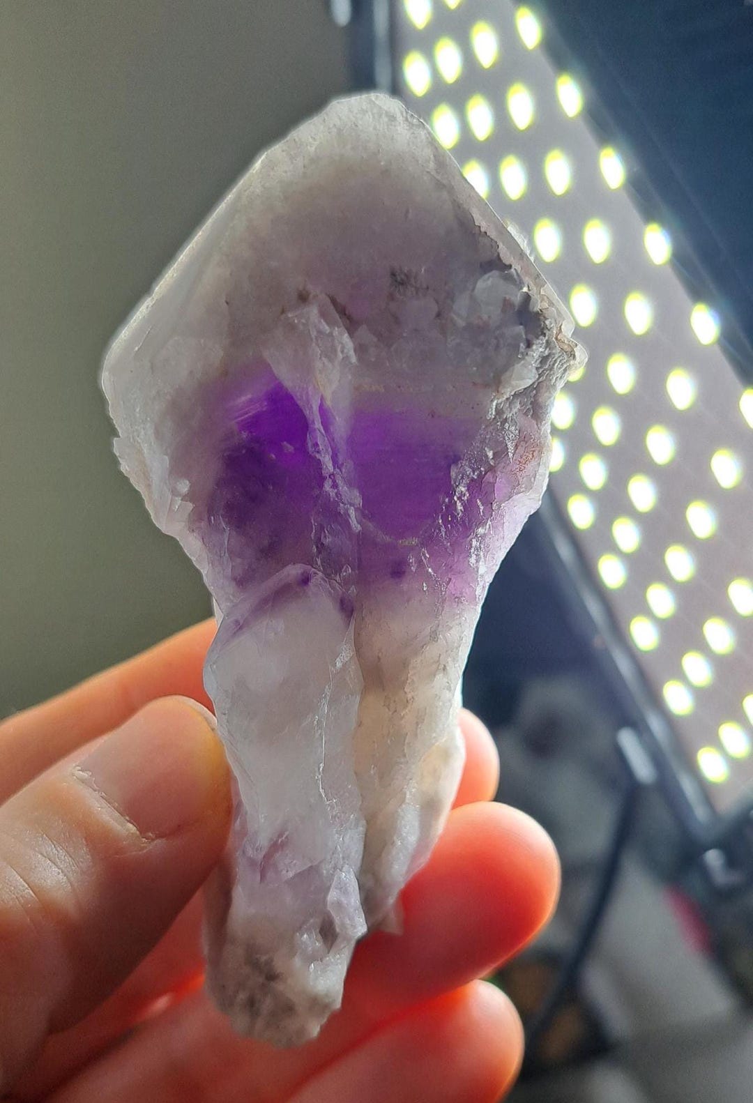 RARE ALERT - White Cap Amethyst - Etsy
