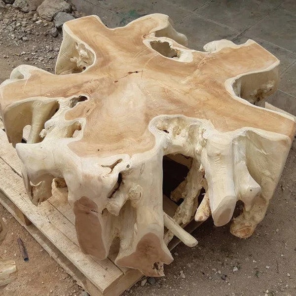 Teak Root Coffee Table - Etsy