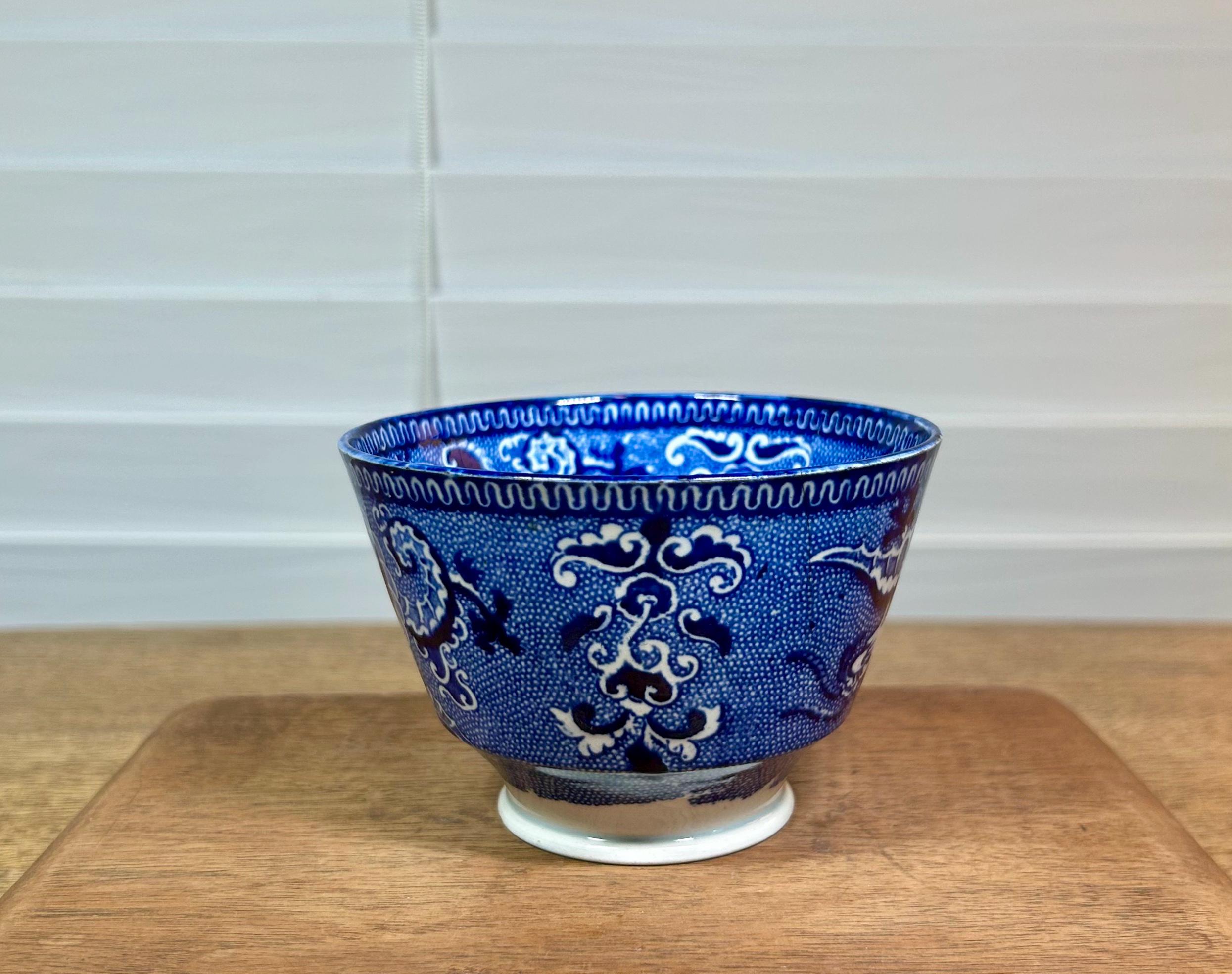 Early 19th C. Pearlware Staffordshire Teacup & Saucer Qilong (dragon ...