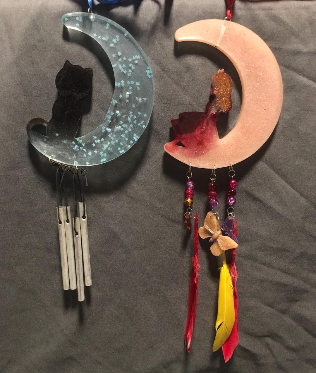 Resin Suncatchers and Wind Chimes - Etsy