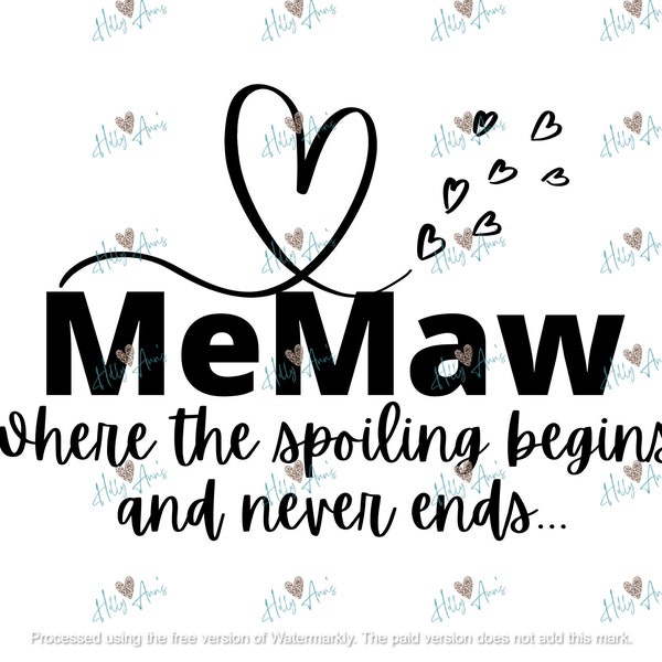 Memaw - Etsy