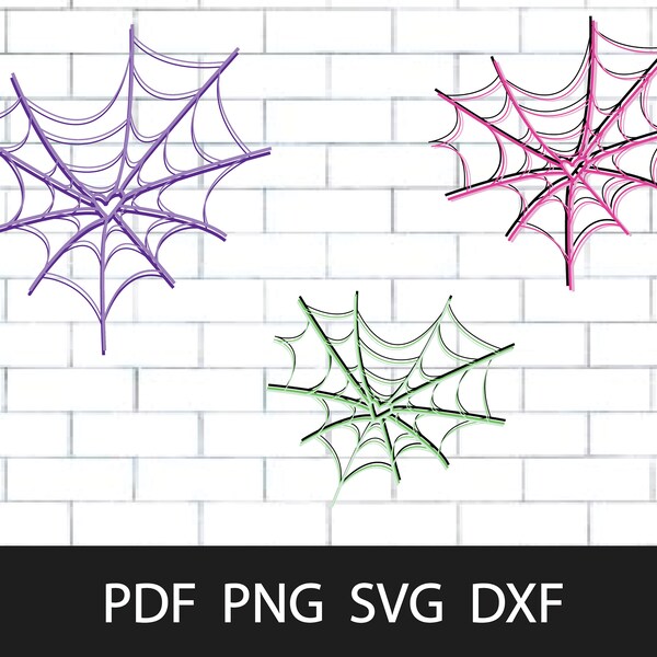 Spiderweb Heart Svg - Etsy