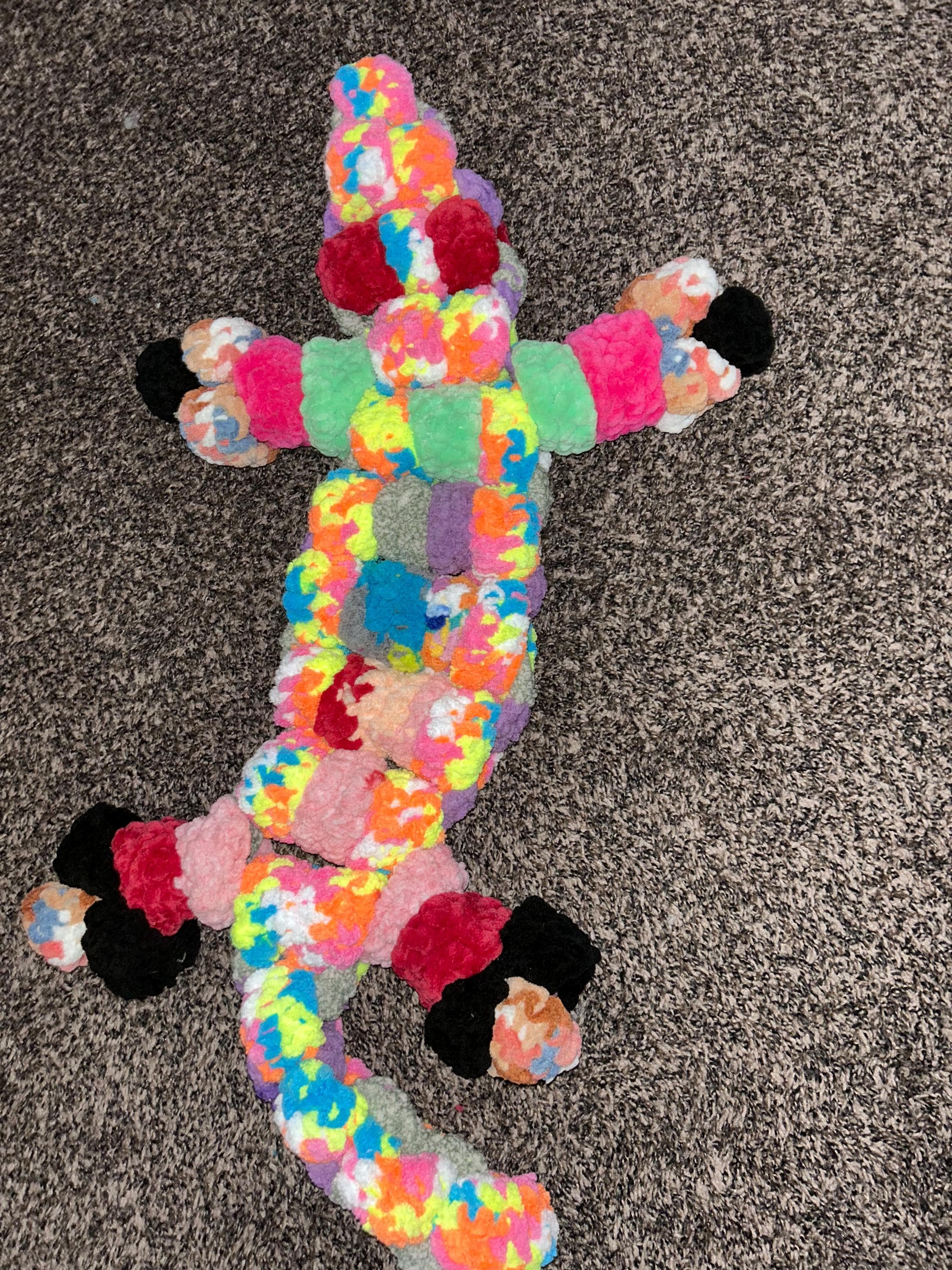 Crochet Beaded Lizard Pattern - Etsy