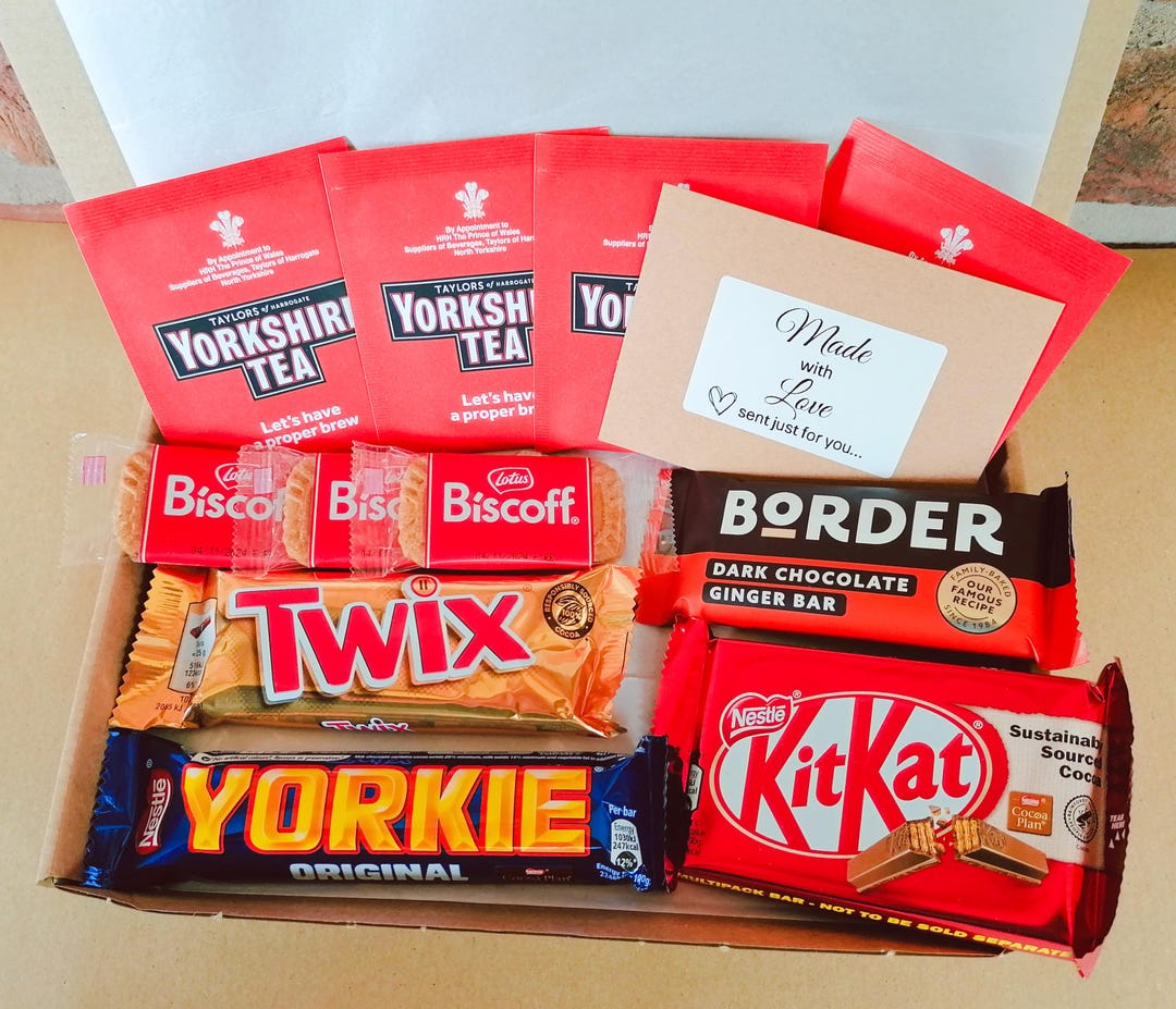 The Big Yorkshire Tea and Chocolate Giftset - Personalised | Twix ...