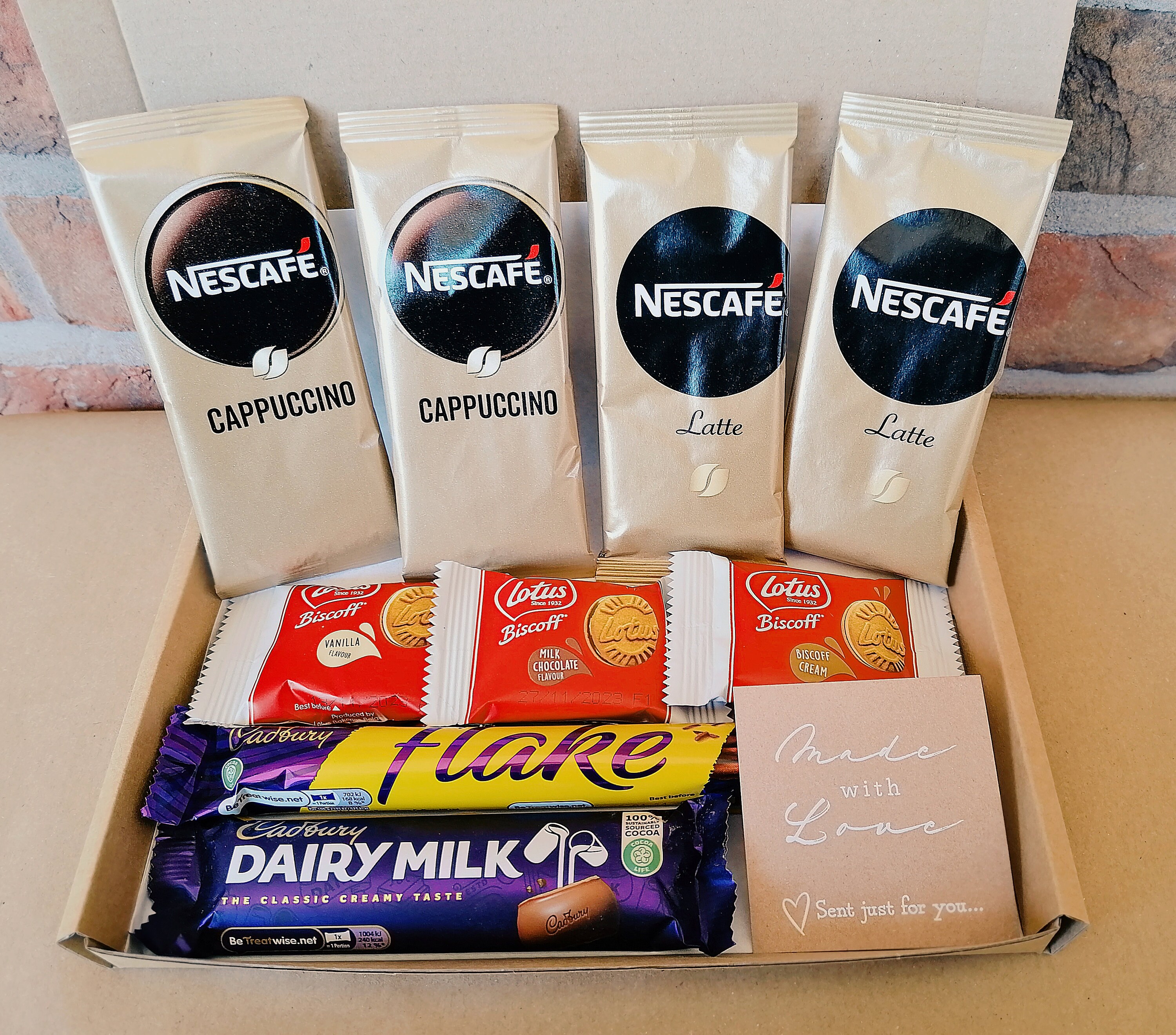 Ultimate Nescafe Letterbox Giftset - Personalised | Cappuccino | Latte ...