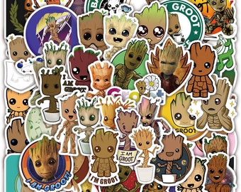 Groot Laptop Sticker - Etsy