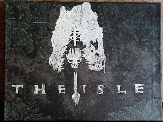The Isle Game Handpainted Canvas - Etsy