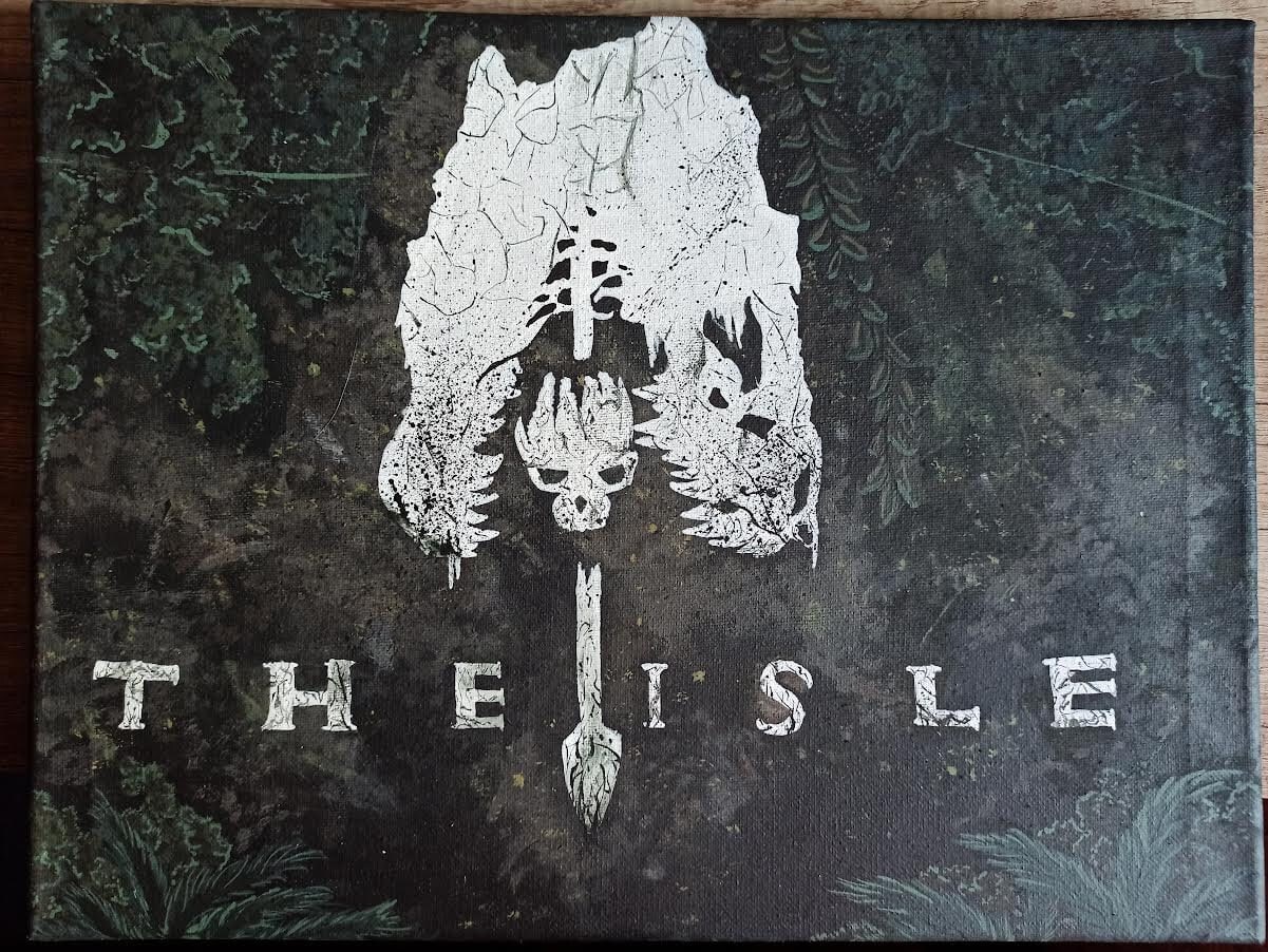 The Isle Game Handpainted Canvas - Etsy