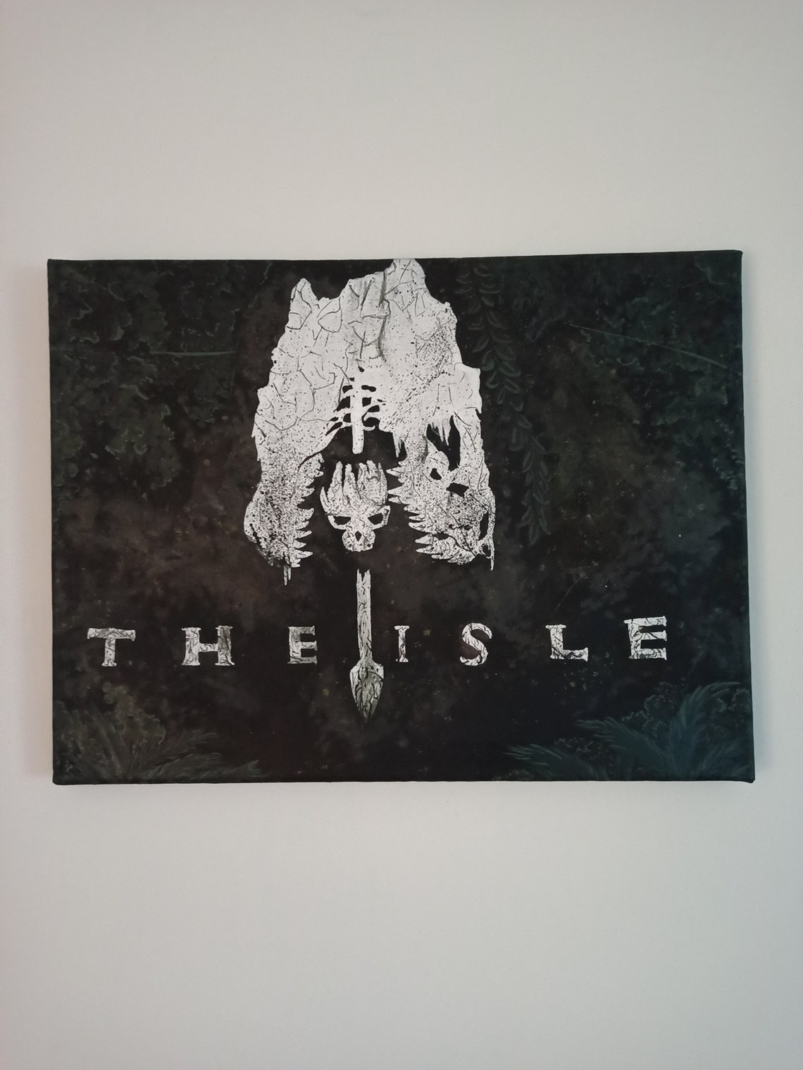 The Isle Game Handpainted Canvas - Etsy