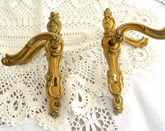 Antique Bronze Door Hardware - Etsy